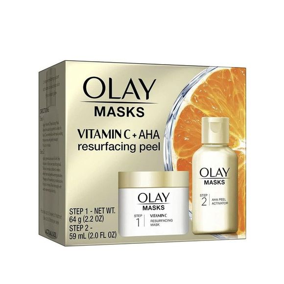 OLAY | Skincare | Olay Vitamin C Mask And Aha Resurfacing Peel 22 Oz ...